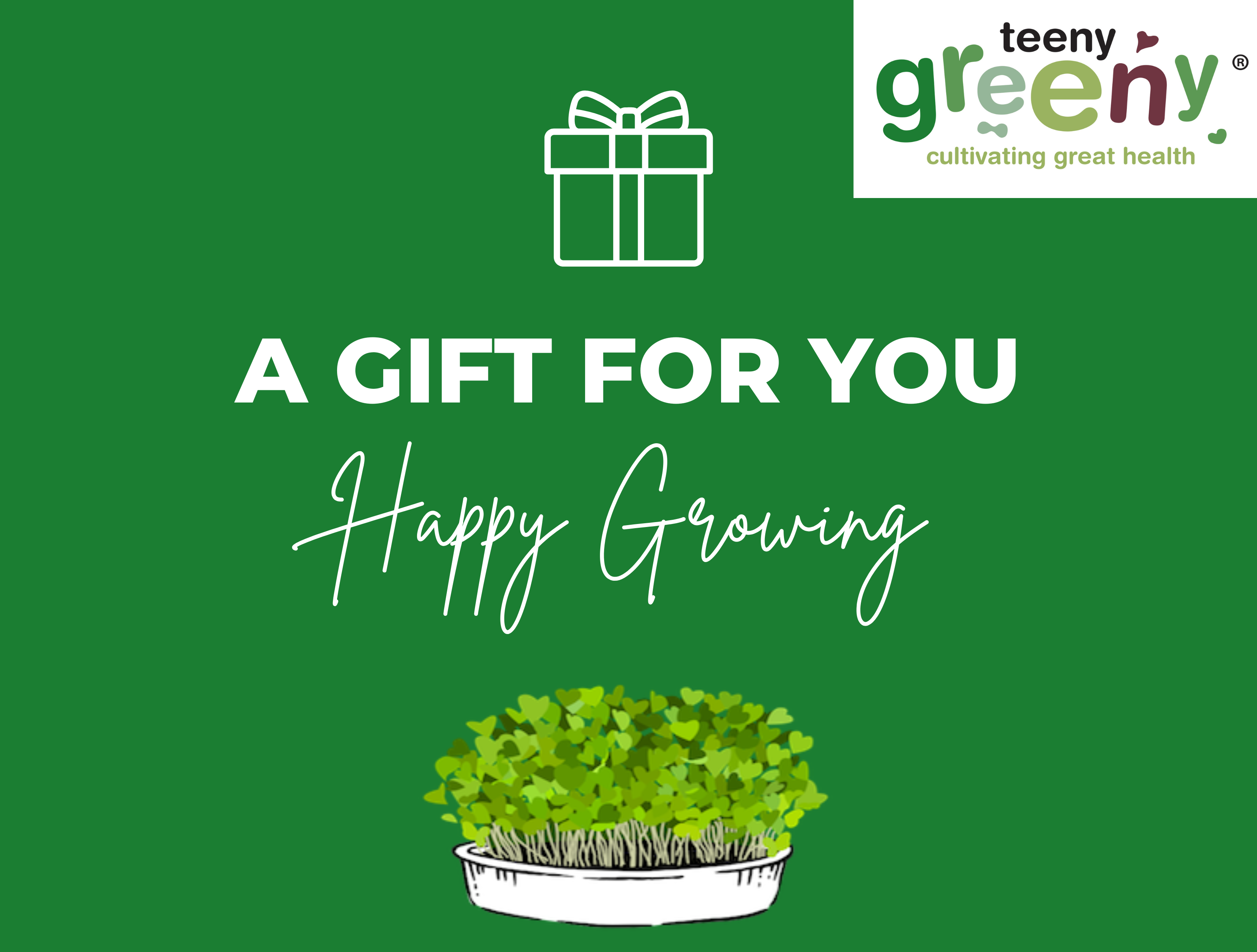 Teeny Greeny E-Gift Card – www.teenygreeny.co.uk
